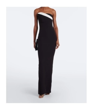 Roland Mouret Draped Bustier Gown