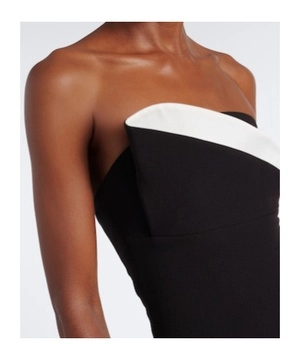 Roland Mouret Draped Bustier Gown