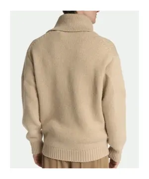 Malo Button-fastening Ribbed-collar Knit