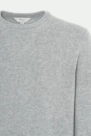 Malo Crew Neck In Luxury Cashmere