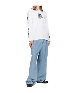 Simone Rocha Printed Long-sleeved T-shirt