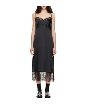 Simone Rocha Lace-trimmed Slip Dress