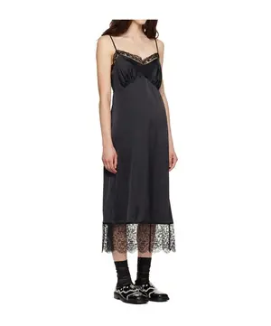 Simone Rocha Lace-trimmed Slip Dress