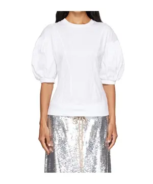 Simone Rocha Puff Sleeve T-shirt - White