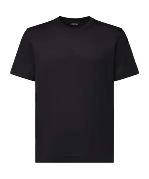 Zegna Crew-neck T-shirt - Navy Blue