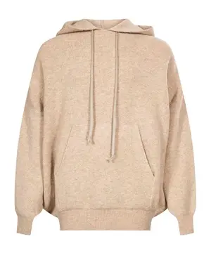 Rick Owens Long-sleeve Hooded Sweatshirt - Nude