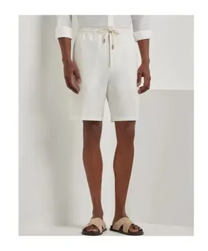 Canali Drawstring Bermuda Shorts
