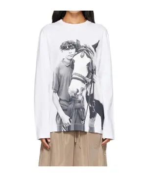 Simone Rocha Printed T-shirt - White