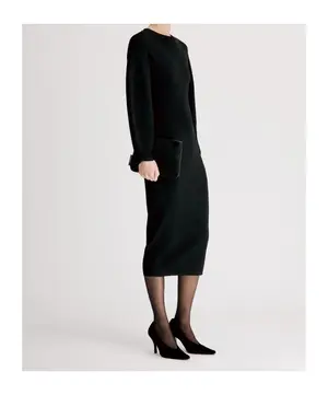 Loulou De Saison Elena Puff-sleeve Knitted Dress