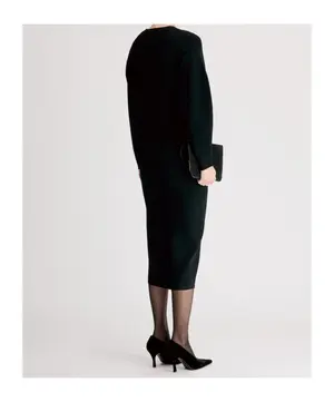 Loulou De Saison Elena Puff-sleeve Knitted Dress