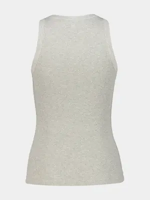 AMI Paris De Coeur Ribbed Tank Top