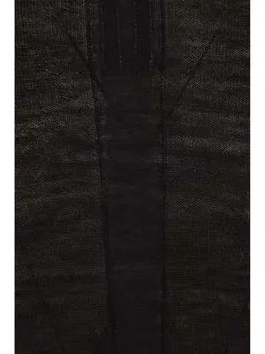 Rick Owens Cut Out Detailed Long Sleeve Top