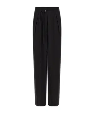 Dries Van Noten Pleated Trousers With Belted Waist