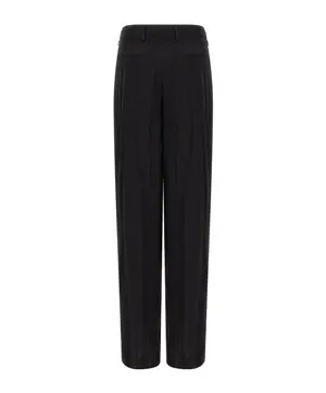 Dries Van Noten Pleated Trousers With Belted Waist