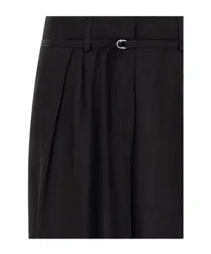 Dries Van Noten Pleated Trousers With Belted Waist