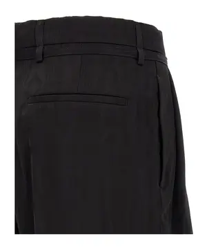 Dries Van Noten Pleated Trousers With Belted Waist