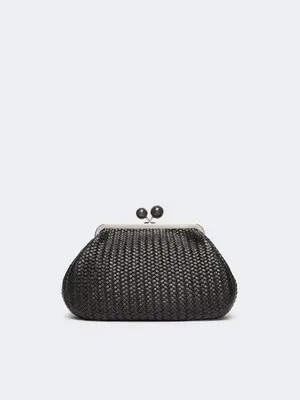 Max Mara Medium-sized Pasticcino Woven Shoulder Bag