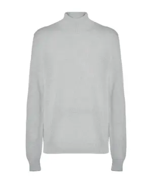 Malo High Neck Jumper - Cement