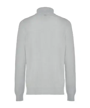 Malo High Neck Jumper - Cement