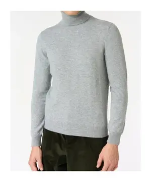 Malo High Neck Jumper - Cement