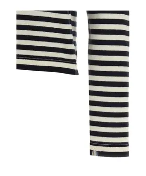 Extreme Cashmere Striped Knit Top