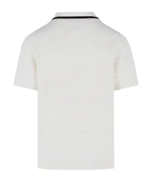 Casablanca Logo Patch Contrast Trim Polo Shirt