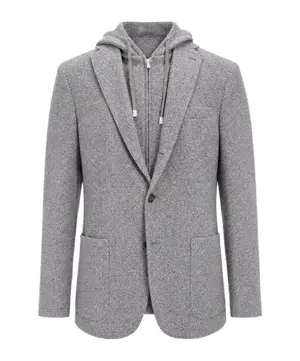 Eleventy Long-sleeve Casual Jacket - Gray