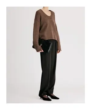 Loulou De Saison Derry Ribbed Cashmere Sweater - Coffee