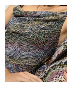 Missoni Zigzag-knit Cowl-neck Dress