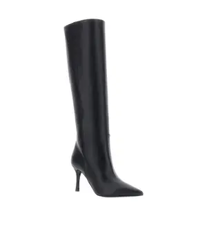 POLLINI Pointed-toe Tall Boots - Black