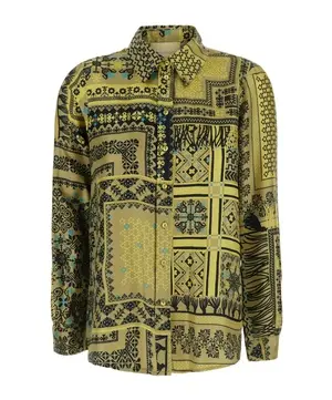 Momoni Classic Collar Printed Shirt