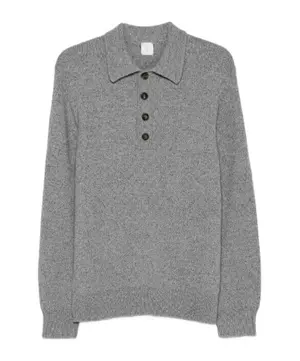 Eleventy Long-sleeved Collared Sweater