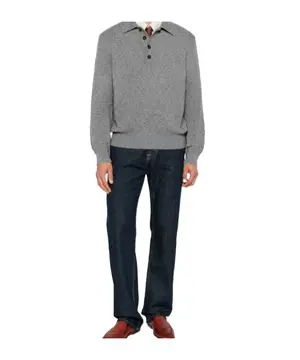 Eleventy Long-sleeved Collared Sweater