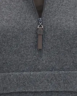 Brunello Cucinelli Quarter-zip Cashmere Sweater
