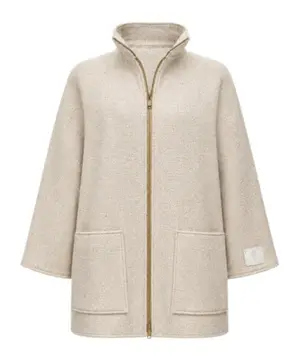 Eleventy Long-sleeved Coat - Nude