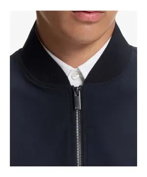Hugo Boss Slim-fit Jacket In Micro-patterned Stretch Fabric