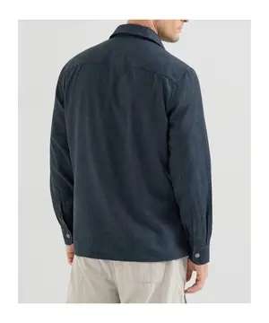 Brunello Cucinelli Virgin-wool Flannel Overshirt With Spread-collar And Chest-pockets