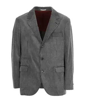 Brunello Cucinelli Classic Pin Stripe Suit Jacket