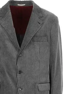 Brunello Cucinelli Classic Pin Stripe Suit Jacket