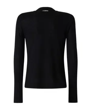 Pinko Wool Ribbed-cuff Sweater - Black