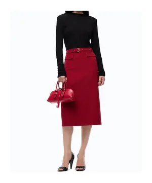 Pinko Wool Ribbed-cuff Sweater