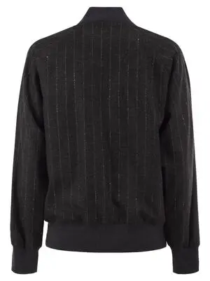 Brunello Cucinelli Zipped Jacket - Black