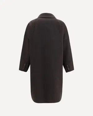 Brunello Cucinelli Collared Long-sleeved Coat