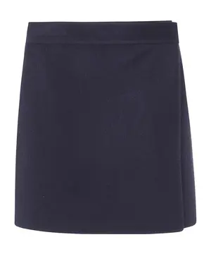 SEMICOUTURE June Double Layers Miniskirt - Black