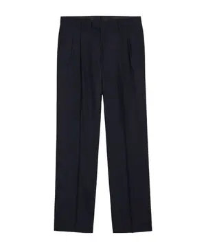LARDINI Casual Trousers With Belt Loops - Black