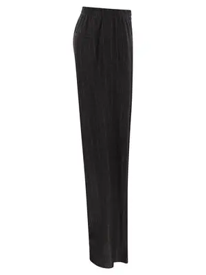 Brunello Cucinelli Sequin Embellished Pinstripe Trousers