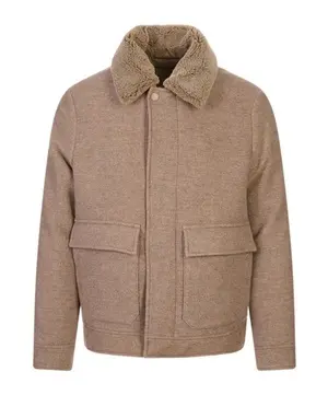 Canali Long-sleeve Jacket - Brown