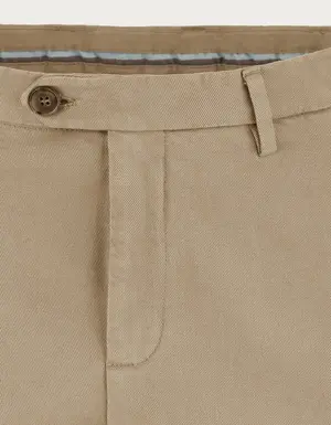 Canali Twill Slim-fit Trousers