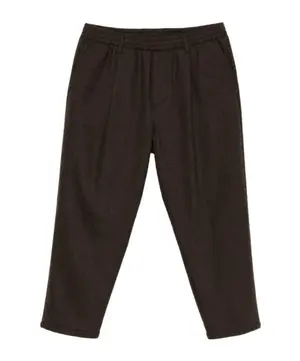Eleventy Straight-leg Casual Trousers - Black