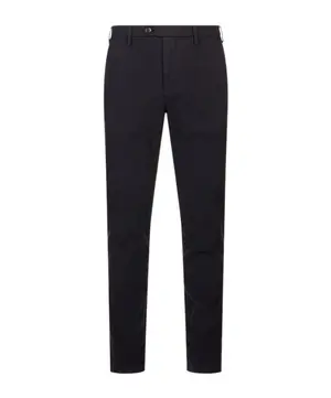 Canali Casual Trousers With Belt Loops - Black